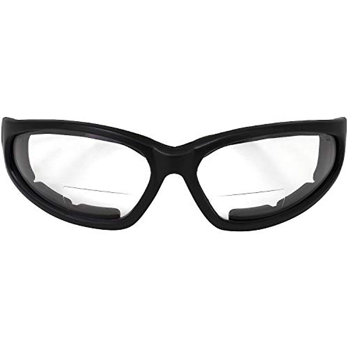 Global Vision Hercules Bifocal Anti-Fog Safety Glasses with EVA Foam, Clear Lens (2.50)