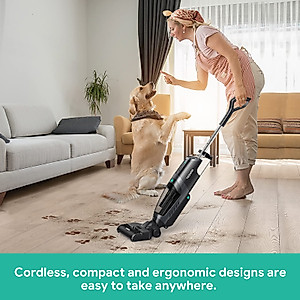 Tesvor Cordless Wet Dry Vacuum Cleaner and Mop, R5 Hardwood Floors Cleaner, Self-Cleaning Wet Dry Vacuum for Multi-Surface Cleaning