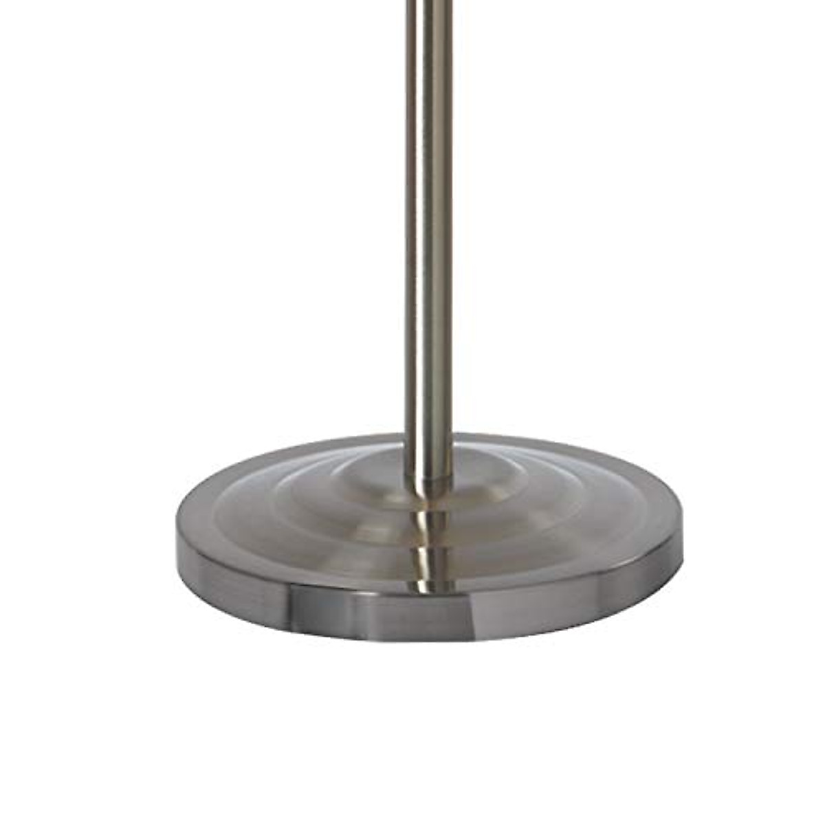 Normande Lighting JP3-1131A Torchiere Floor Lamp, 71", Brushed Steel