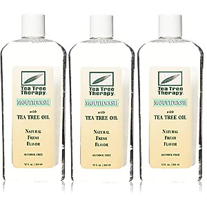 Mouthwash-Tea Tree Alcohol Free Tea Tree Therapy 12 oz Liquid (3-Pack)