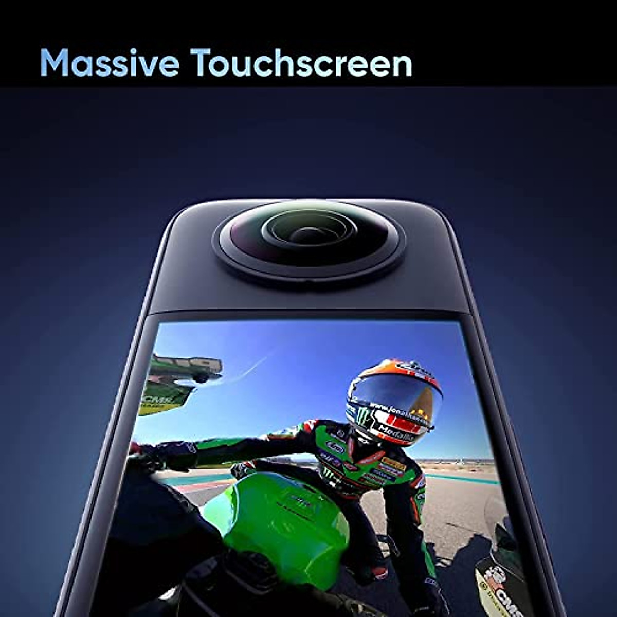 insta360 X3 360 Degree Waterproof Action Camera, 5.7K 360, Stabilization, Touch Screen, AI Editing, Live Streaming, Webcam, Voice Control, Black