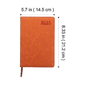 Cabilock 2024 Agenda Book Schedule Notebooks Planner for Men Multi-function Notepad Notebook for Planning Yearly Planner Notebook Schedule Notepad Calendar Book Office Multifunction
