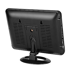 SWEDEN Portable 9 Inch Car Analog TV Player LCD Color Screen Radio Mini Digital Wide Viewing Video Player Monitor-US Plug