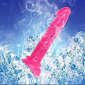 Silicone Waterproof Silicone Double Headed Suction Cup Realistic Classic Dick Wand