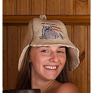 ASKOLD Ukrainian Sauna Hat Come if Something for Sauna Banya Bath House Sauna Hat Finnish - Ukraine Sauna Hat - Russian Banya Hat for Men Sauna Hat for Men Sauna Hats Russian