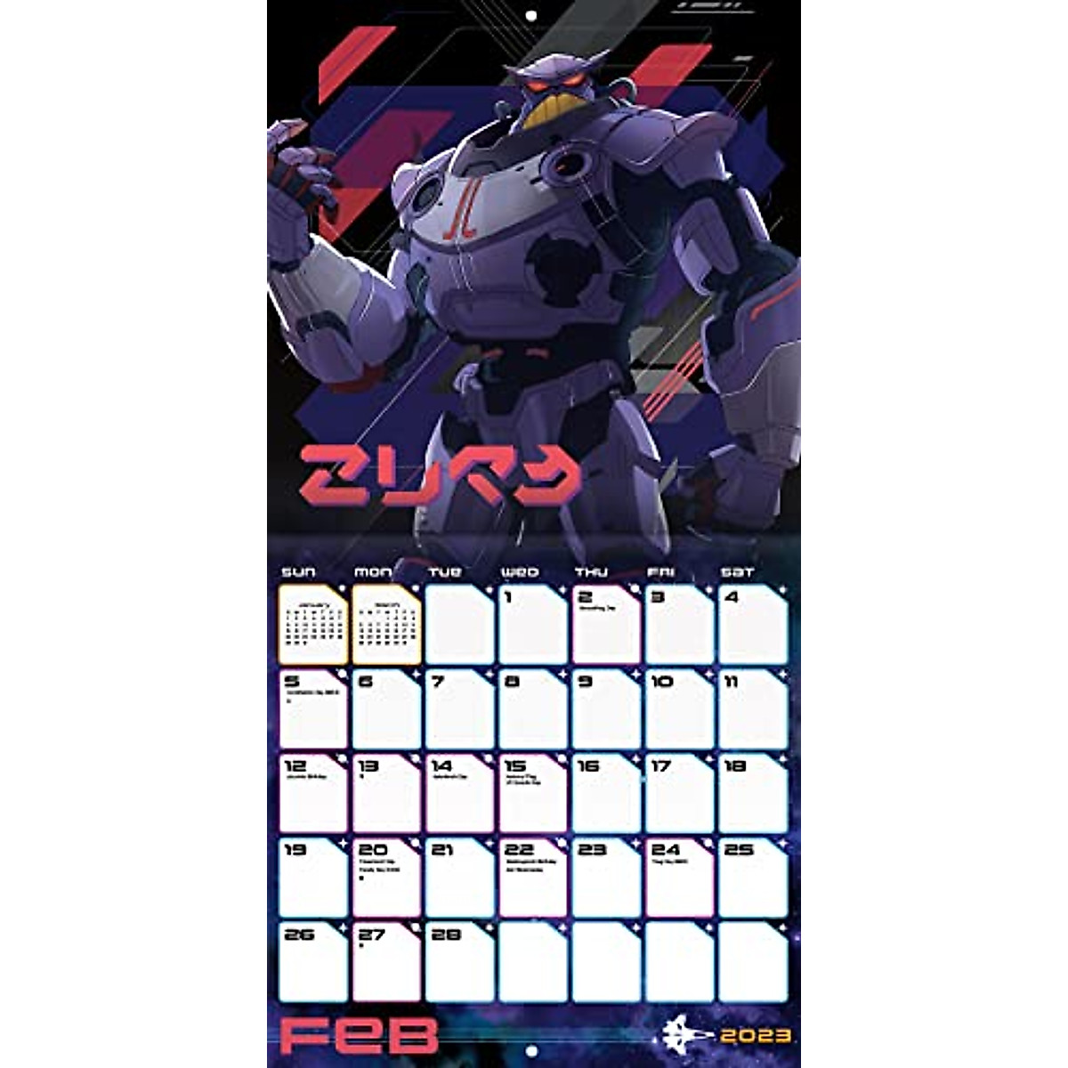 2023 Disney Lightyear Wall Calendar