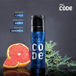 Wild Stone-CODE- Titanium Perfume Body Spray for Boys and Men 120ml - Buy Original Only at E-Retail Deals