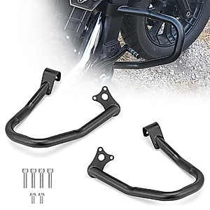 XJMOTO Black Engine Guard Frame Crash Bar Protection Highway Crash Bar Kit Compatible with 2015-2024 Indian Scout/ Scout Sixty/ Scout Bobber