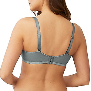 Hanes womens Oh So Light Foam Comfortflex Fit Wirefree Mhg521 Bra, Coolest Grey Heather Print, Large US