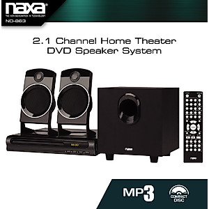 Naxa Electronics ND-863 2.1 Channel Home Theater DVD Speaker System