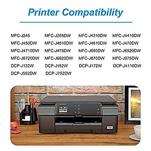 Compatible Brother Ink Cartridges LC103 Replacement for Brother LC103 LC101XL LC103BK 15 Pack Compatible with MFC-J870DW MFC-J6920DW MFC-J6520DW MFC-J450DW MFC-J470DW (6BK, 3C, 3M, 3Y)