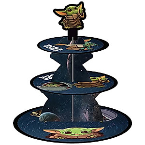 Yoda Cake Stand Movie 3 Space Retro Cake Stand for Party Supplies