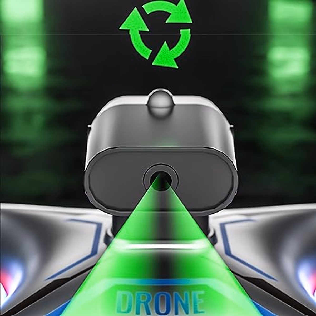 Drone With 4K Dual HD Camera - 2023 Upgradded RC Quadcopter for Adults and Kids, Light Show Obstacle Avoidance Aerial Drone, WiFi FPV RC Drone for Beginners Live Video HD Wide Angle RC Aircraft