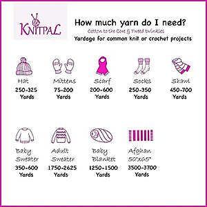 Tweed Twinkles Soft Hypoallergenic Baby Yarn for Knitting Crocheting, 8 skeins, 696 yards/400 Grams, Light Worsted, DK #3 (Creamy White)