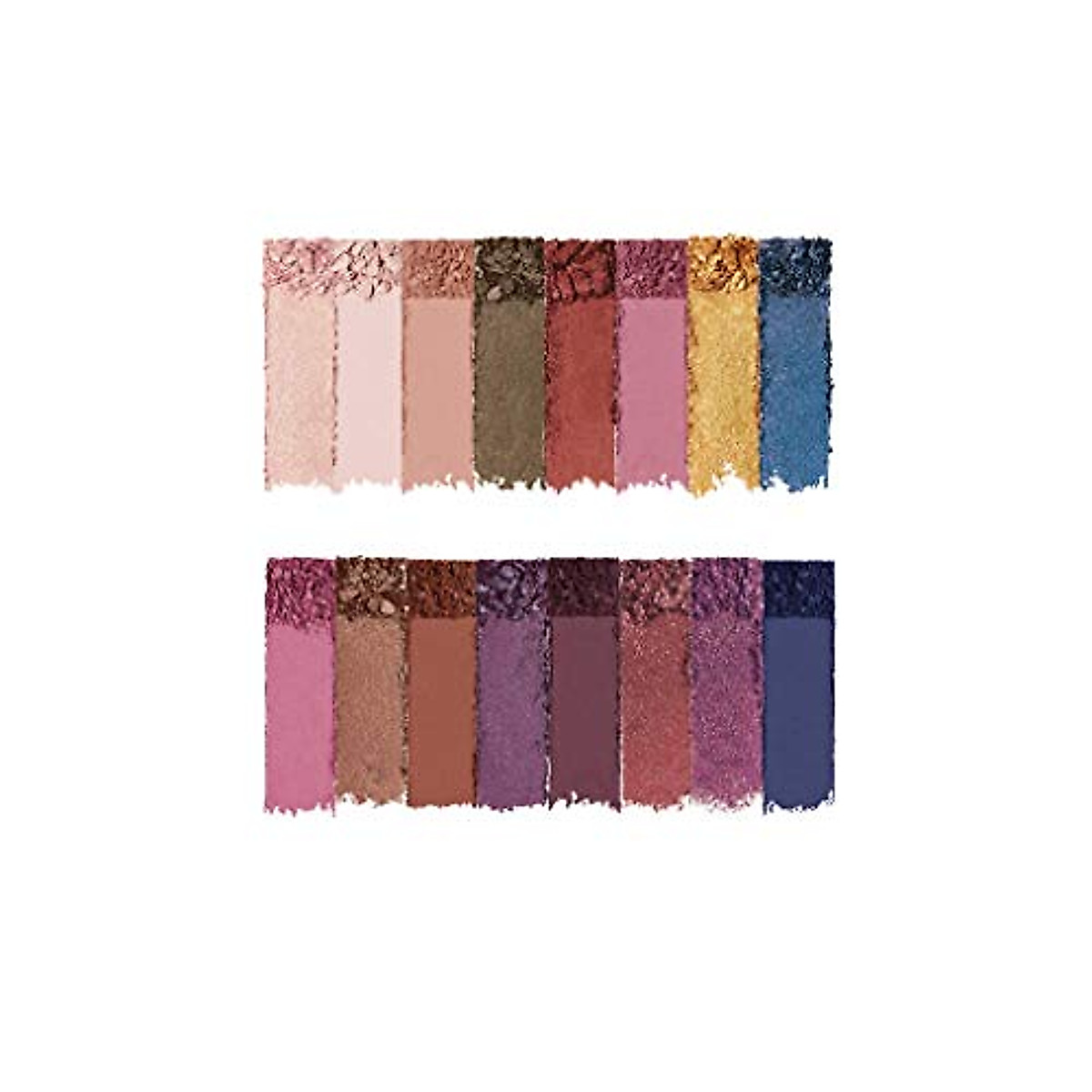 Milani Gilded Rouge Eyeshadow Palette - Eye Shadow Palettes For Intense Color Pop, 16 Hyper-Pigmented Eye Shadows