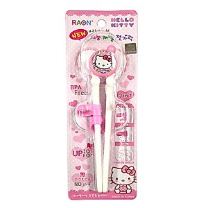 LENITH Cute Cat Brain Training Helper Chopsticks for Right Handed