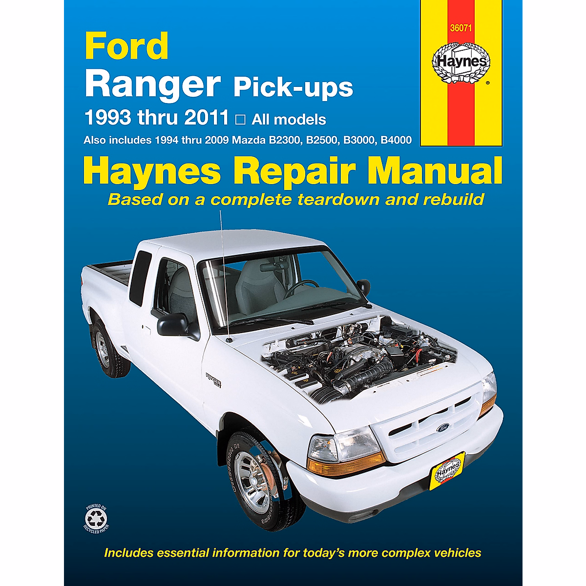 Ford Ranger Pick-Ups (93-11) Haynes Repair Manual (USA) (Paperback)