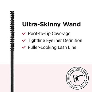 It Cosmetics Tightline Waterproof Black Primer Eyeliner Mascara
