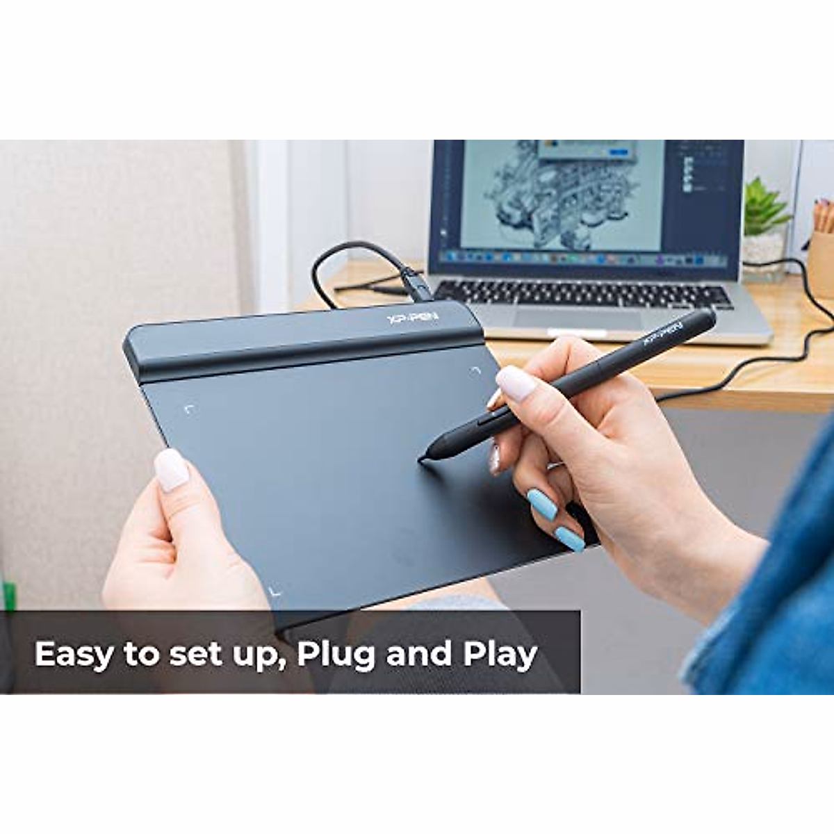 Drawing Tablet XPPen G640 OSU Pad Graphic Drawing Tablet 6X4 Inch Computer Digital Tablet for OSU Game-Rev A(MAX 266 RPS for Game Play) Compatible with Window/Mac