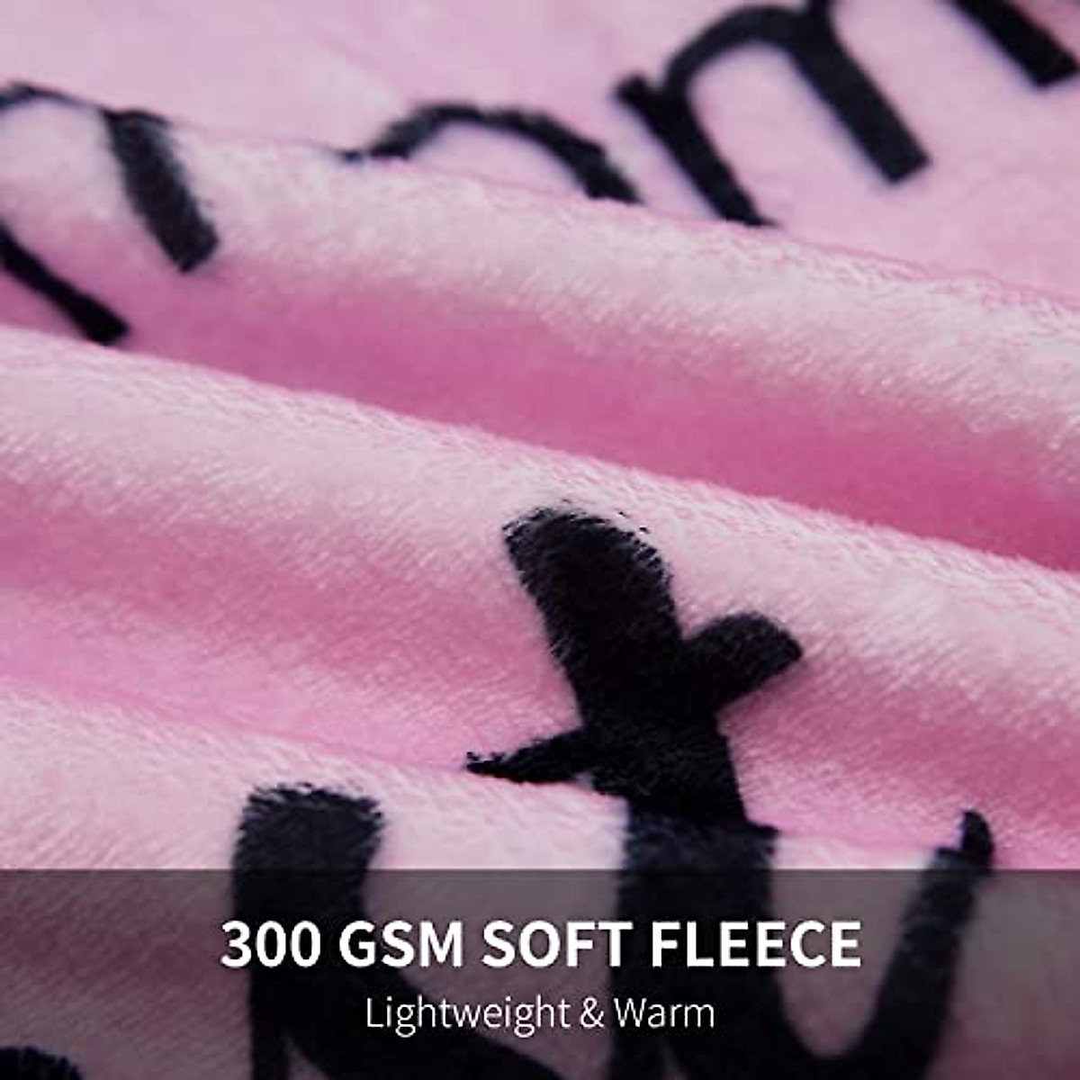 OHDS Christian Bible Verse Throws Blanket Healing Spiritual Blanket Gifts, Religious Prayer Soft Flannel Fleece Bed Blanket Get Well Soon Gifts with Inspirational Thoughts & Hugs 40"X 50"