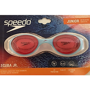 Speedo Scuba Jr. Junior Goggle: Pinkberry Blue/Pink
