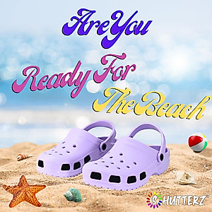 SHUTTERZ (BLACK 14 Pack Colored Charms, Compatible with Classic Crocs, Functional Charms for Girls, Boys, Kids, Teens, Men, Women