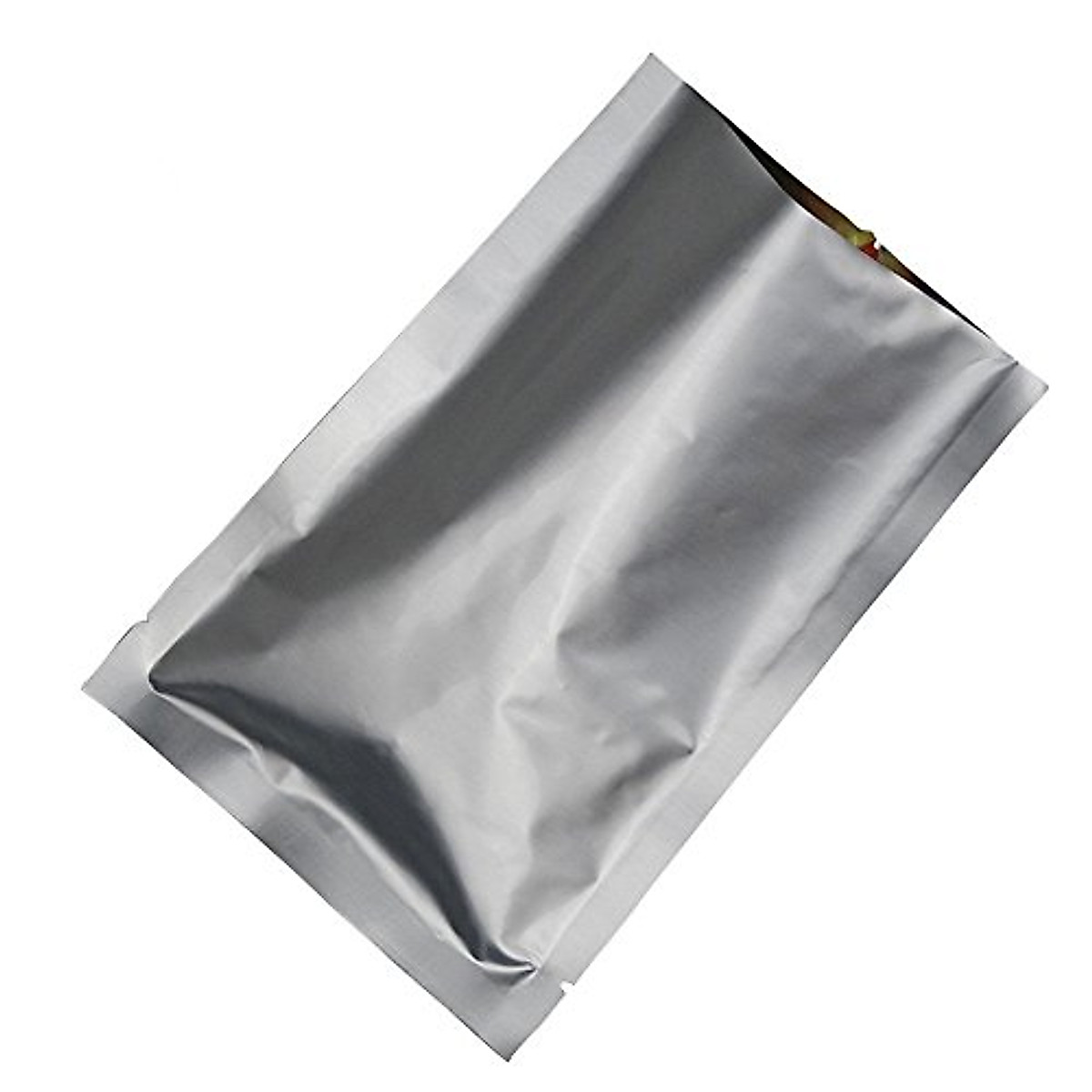 MITOB Silver Mylar Bags Pure Aluminum Foil Flat Food Storage Bag 3.9 Mil Open Top Heat Sealing Vacuum Pouch for Coffee Beans Candy