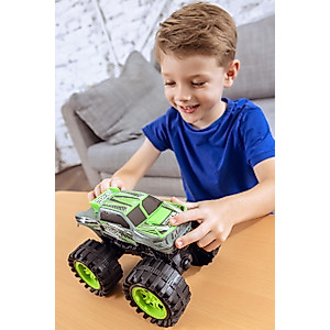 Exploding Monster Truck Toy with Explosive Crash Sounds and Lights, Smash It Up Again and Again, Monster Truck Toys for Boys Kids Ages 3, 4-7 & Above | Toddler Toys for 3 Year Old Boys Gift