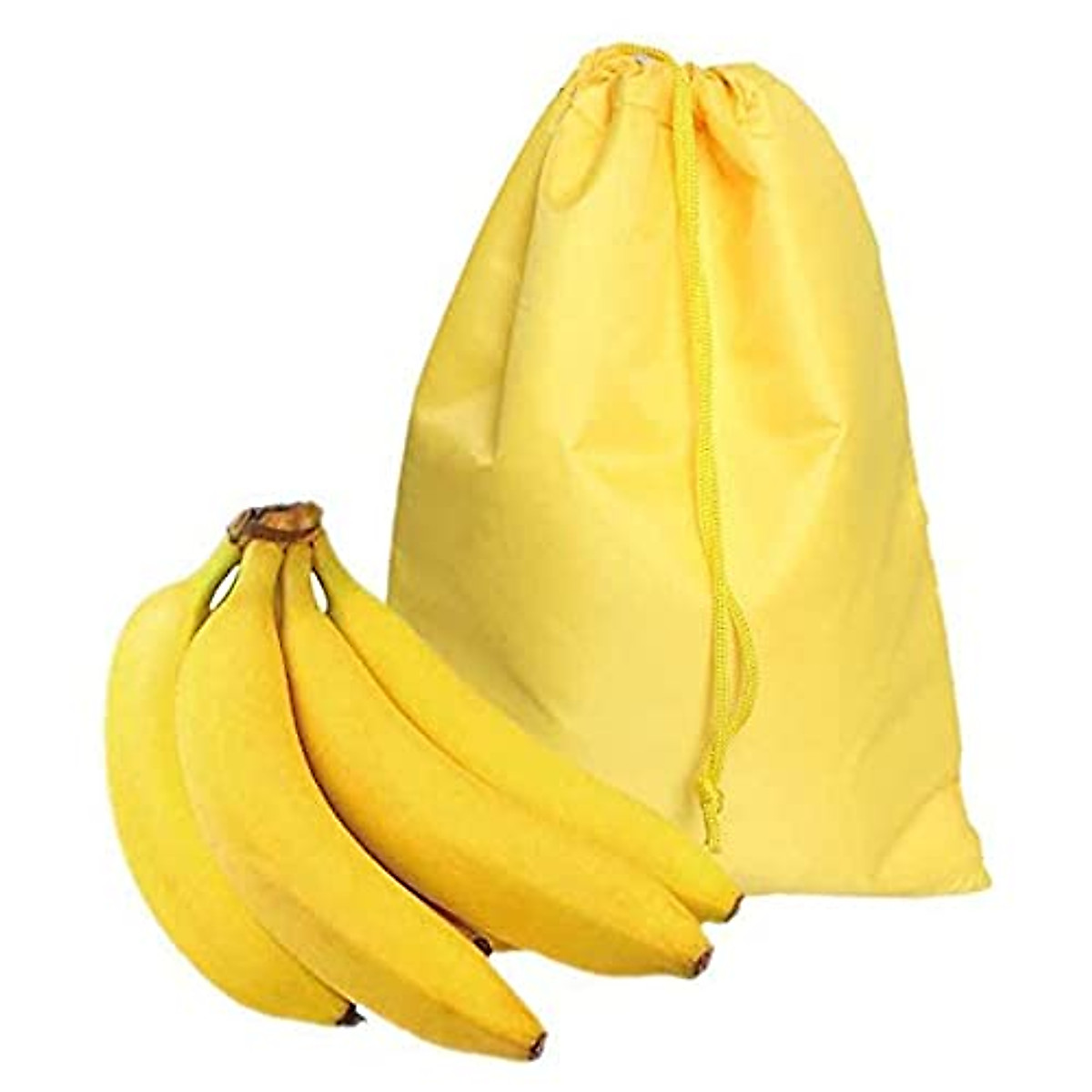 MORSNE yellow banana bags prevent ripening,banana storage freshness bag-looking lightweight convenient veggie bag washable durable (YELLOW-1 pack)