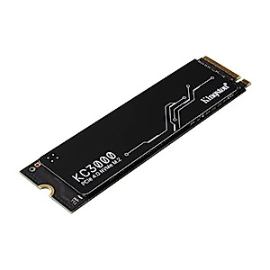 Kingston KC3000 PCIe 4.0 NVMe M.2 1024 GB SSD - High-Performance Storage for Desktop and Laptop PCs -SKC3000S/1024G