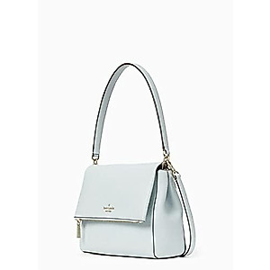 Kate Spade NY Pebbled Leather Medium Flap Shoulder Bag in Hazy Morning