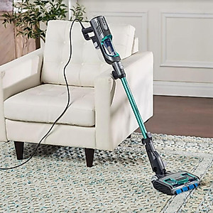 Shark Vertex Ultralight DuoClean PowerFins Lightweight Corded Stick Vacuum with Self Cleaning Brushroll and LED Headlights, Mint (Renewed)