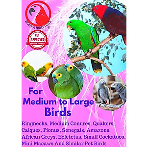 Bonka Bird Toys 800129 Stainless Steel Water/Seed Cup 32oz Cage Feed Bowl