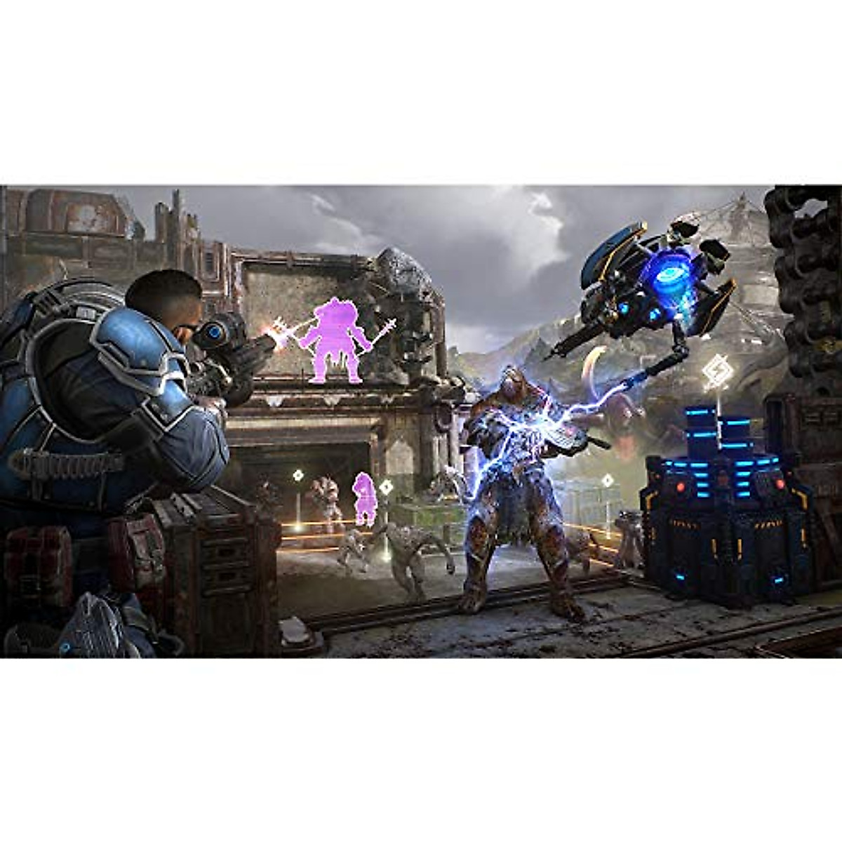 Gears 5 Standard Edition Xbox One - Xbox One Console exclusive - ESRB Rated Mature (17+) - Action/Adventure game - Delivers brutal action across 5 modes - Multiplayer Supported