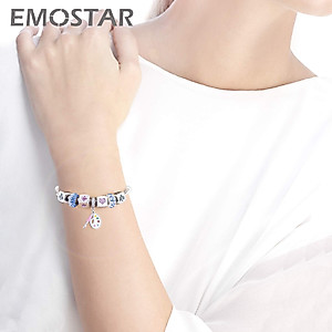 Dice Spades Symbol with CZ of Poker Charms, fit Pandora Mothers Day Bracelet, 925 Sterling Silver Four Suits in Cards Black Heart Beads, Gifts for Spring/Christmas/Valentines