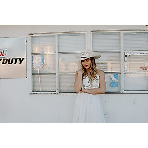 American Hat Makers Straw Sun Hat for Men — Outdoor Hats — Beach Straw Hats