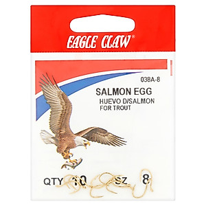 Eagle Claw Salmon Egg UP Eye Offset