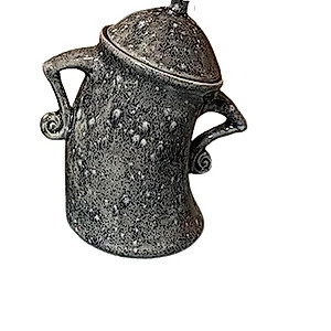 SAINGACE 2023 Canister With Attitude Desktop Ornaments, Jar With Attitude Cute Food Storage Jar with Airtight Lid for Kitchen, Small Jars With Attitude Sassy Storage Canister With Lid (GRAY)