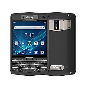 Unihertz Titan 6GB+128GB, Rugged QWERTY Smartphone, Android 10 Unlocked Smart Phone, Black (Support T-Mobile & Verizon only)