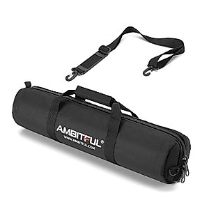AMBITFUL Tripod Carrying Case Bag 25/31/35/39/49 in,65/80/90/100/125 cm Shoulder Strap Padded Carrying Bag for Light Stands,Boom Stand,Umbrella and Tripod Photography Accessories (49.21 in/125 cm)