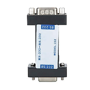 Optical Isolation, RS232 to 232 Interface Converter Adapter Photoelectric Isolator Surge Protection for Industrial Long Haul Communication Data, Optical Isolation Protector