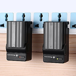 Powerextra EN-EL3E 2X EN-EL3E Battery & Charger Compatible with Nikon D50, D70, D70s, D80, D90, D100, D200, D300, D300S, D700 D900 Digital Cameras (Free Car Charger Available)