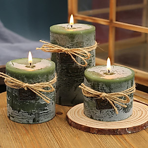 Cylinder Candle Molds for Candle Making, 4in & 3in & 2in Silicone Candle Mold Pillar Epoxy Resin Casting Molds for DIY Crafts, Wax Candle Making, Soaps (4 Sizes)