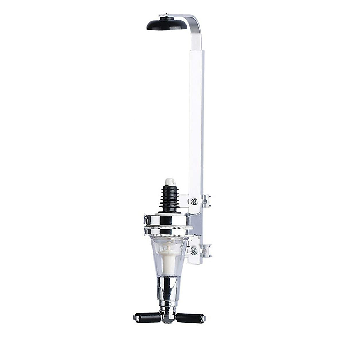 WNGDUA 1-Bottle Wall Mounted Liquor Dispenser Bar Butler Bracket Cocktail Alcohol Drink Shot Wine Holder for Home Bar Beer Pourer Liquor Drinking Beverage Bottle Whisky Dispenser