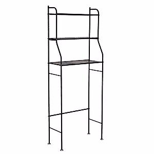Ochine 3 Tier Toilet Rack Bathroom Storage Shelf Industrial Bathroom Organizer Over Toilet Storage Rack Space Saver Rustic Wall Shelves Cabinet for Bathroom Living Room Kitchen (Ship from USA)