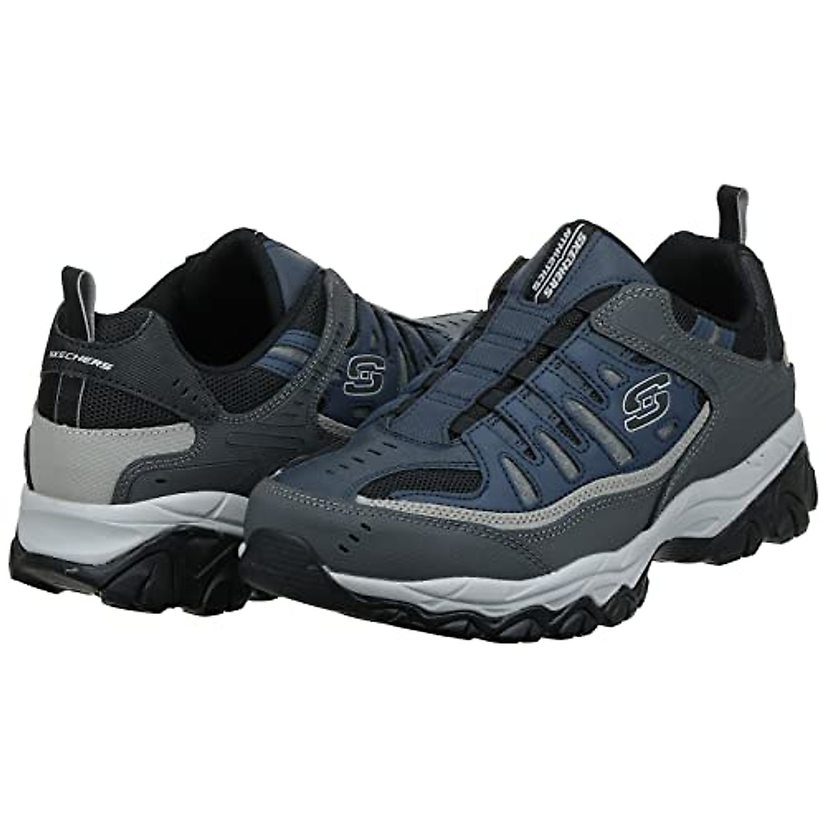 Skechers Sport Men's Afterburn M. Fit Wonted Loafer,navy/gray,9 M US