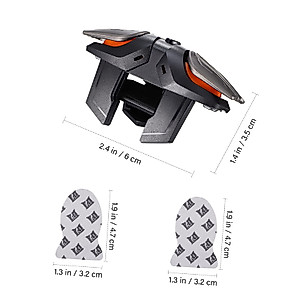 UKCOCO Telefonos 1 Set Controls Teléfonos Telefono Game Supplies Mobile Phone Gaming Controllers The Call Game Six-finger Chicken Eating Artifact: Abs Cell Phone Cable Triggers