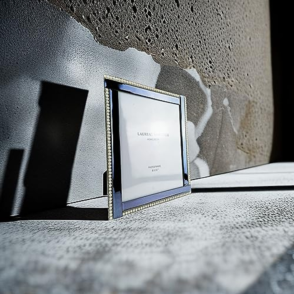 Laureat Marchier 4x6 6x8 8x10 Glass Picture Frames, Mirrored Photo Frames for Wall or Tabletop Décor (Natural Sea)