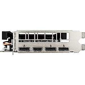 MSI Gaming GeForce GTX 1660 Ti 192-bit HDMI/DP 6GB GDRR6 HDCP Support DirectX 12 Dual Fan VR Ready OC Graphics Card (GTX 1660 TI VENTUS XS 6G OC)