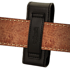 igadgitz Black Genuine Leather Pouch Case Cover for Swiss Army Knives (Compatible with Victorinox)